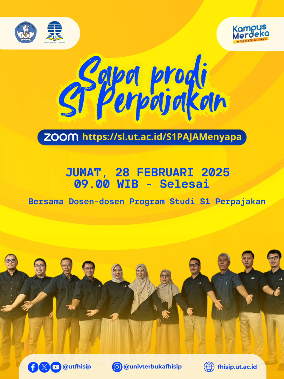 Sapa Mahasiswa S1 Perpajakan “Bersama Dosen-dosen Program Studi S1 ...
